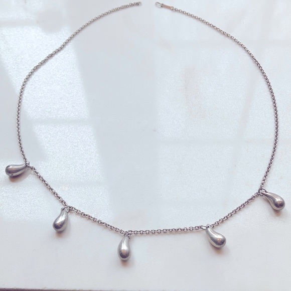 Tiffany & Co. | Jewelry | Rare Tiffany Co Five Teardrops Elsa Pretty ...